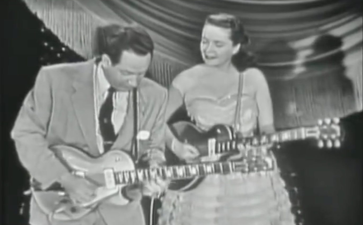 Les Paul and Mary Ford Have a Fun Guitar Dual in 1954 — Video ...